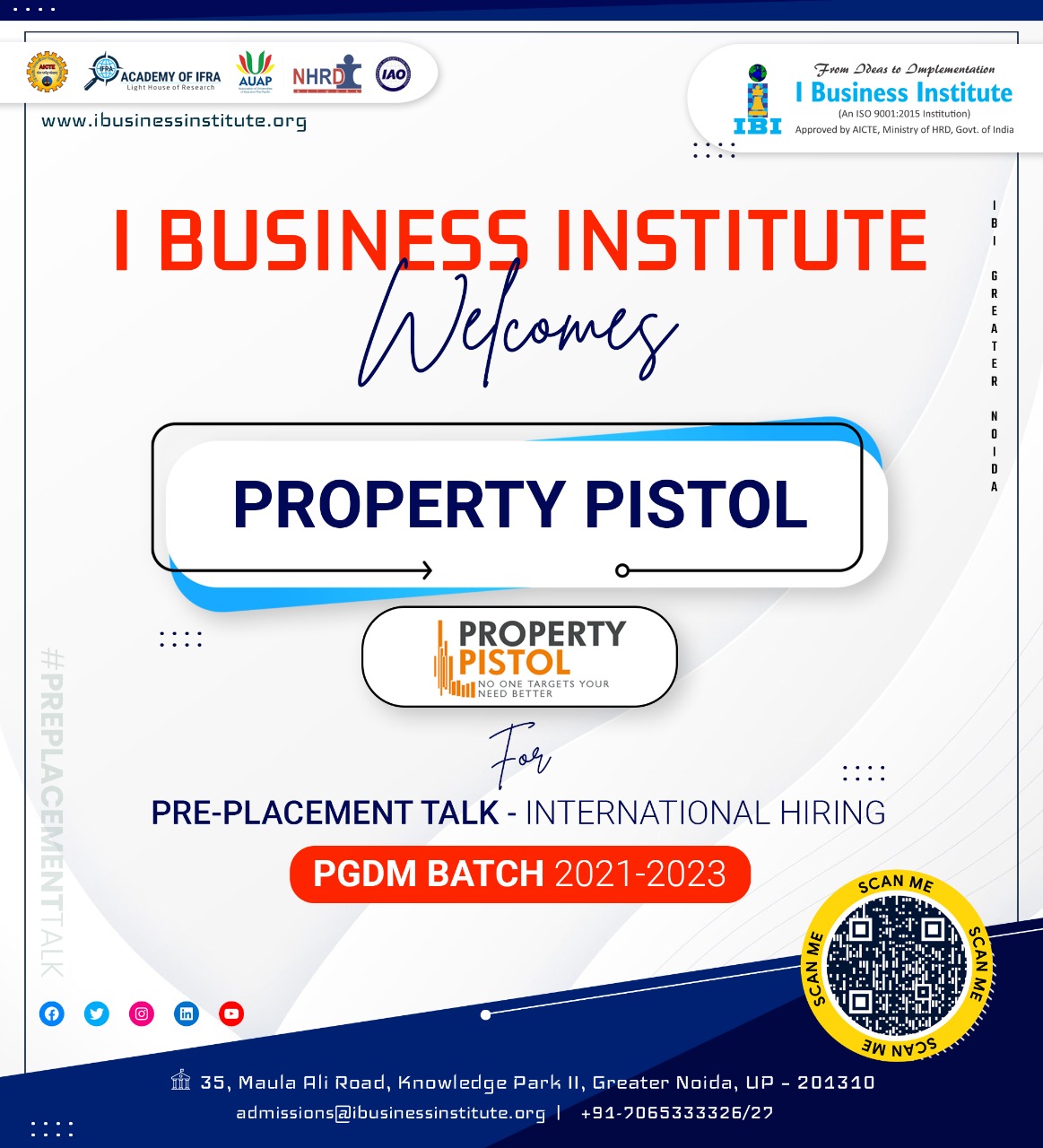 Property Pistol @IBI for Pre-Placement Talk